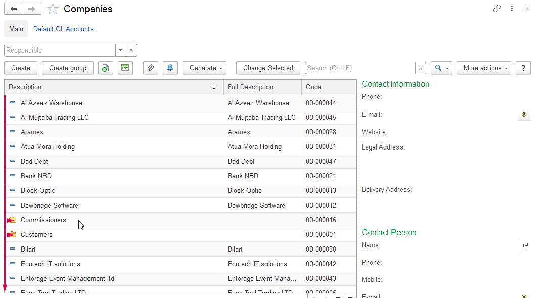 Companiesitems Output List Firstbit User Help Firstbit User Guide 8649